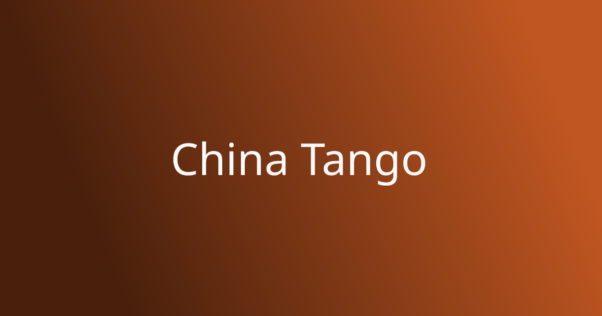Best Chinese in Henderson, NV | China Tango | Menu